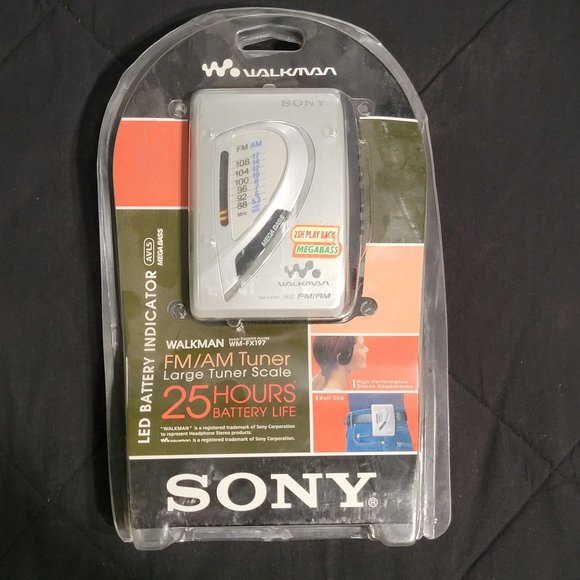 Sony | Portable Audio & Video | Sony Walkman Wmfx97 Mega Bass Amfm Radio Cassette Player 7 ...